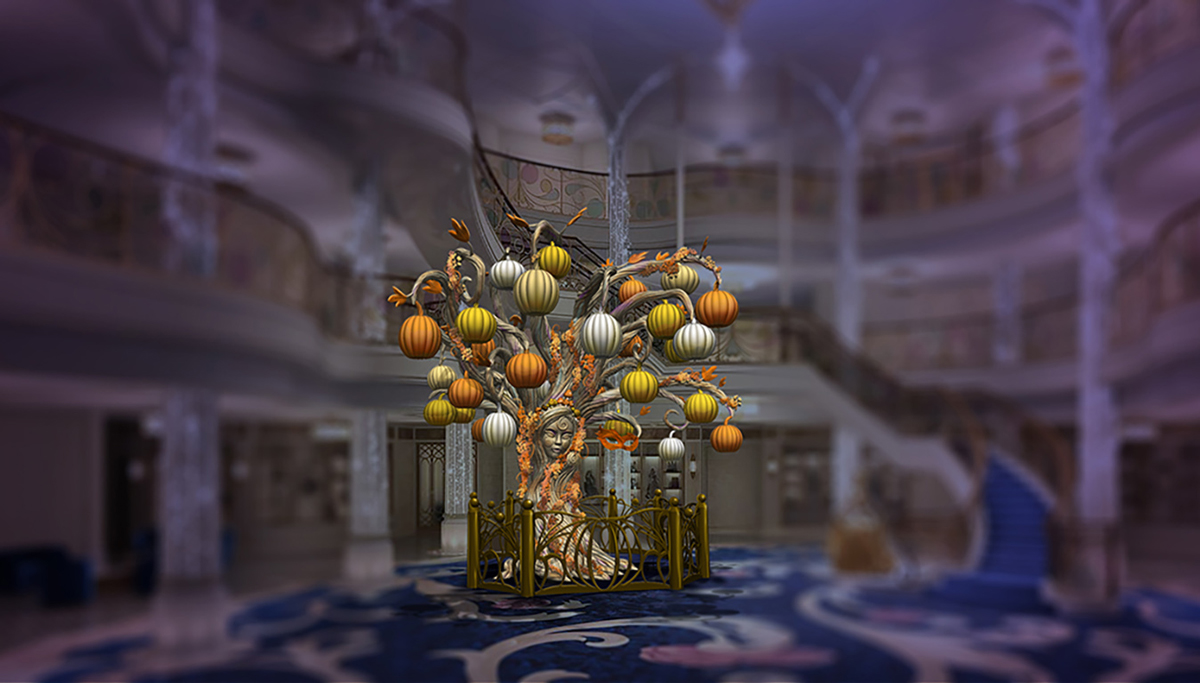 Disney Cruise Line Shares Sneak Peek of Magical Pumpkin Tree on the ...