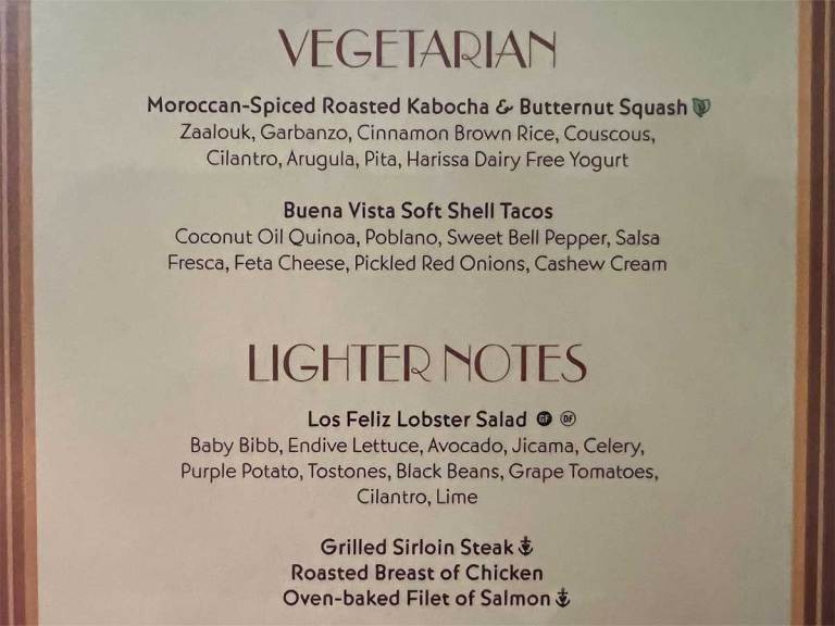 Rotational Dining On the Disney Wish: 1923 - Disney Cruise Line Information