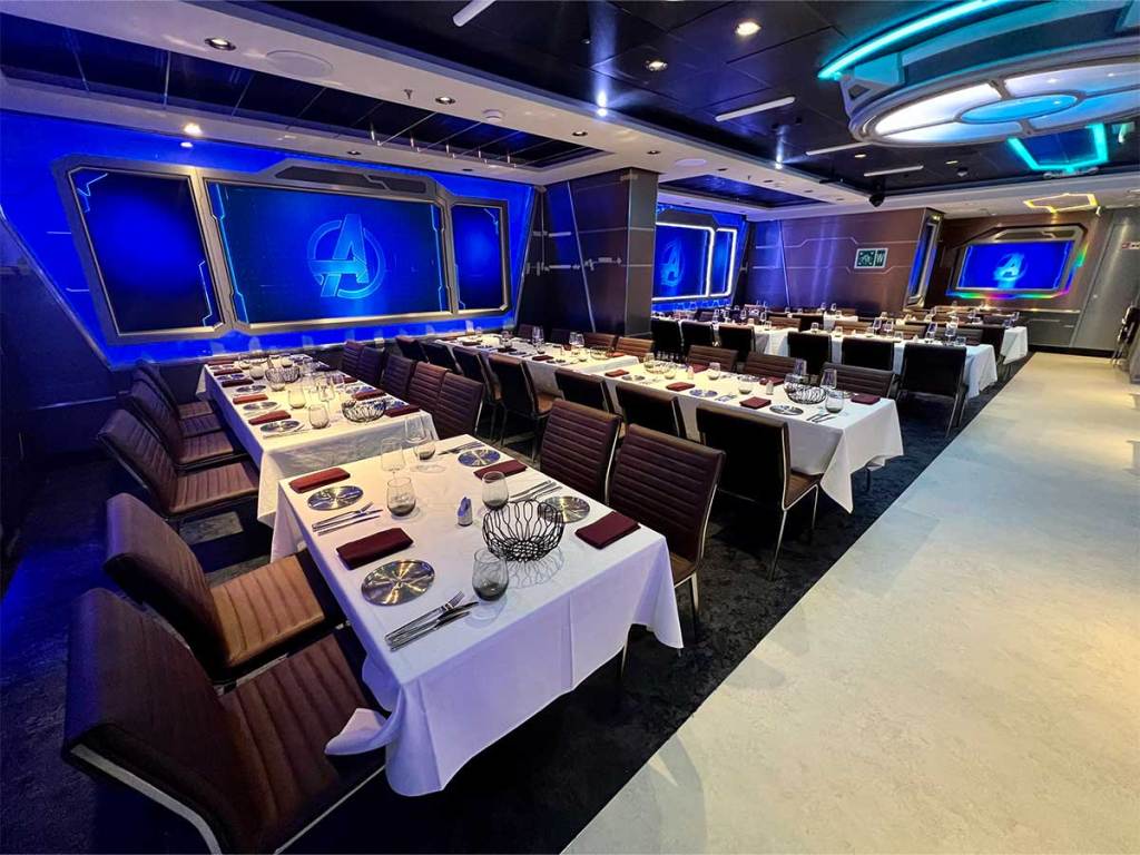 Rotational Dining On the Disney Wish: Worlds of Marvel - DCL Fan