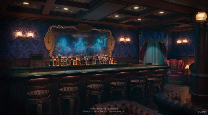Haunted Mansion Parlor on Disney Treasure to Feature Rolly Crump ...